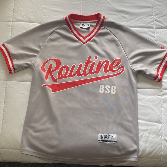 Routine | Shirts | Routine Baseball Old School Jersey | Poshmark